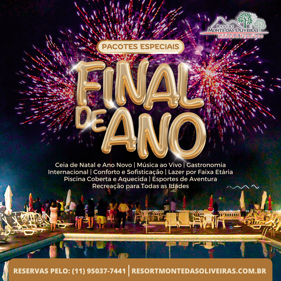 Pacotes de Fim de Ano – Resort Monte das Oliveiras